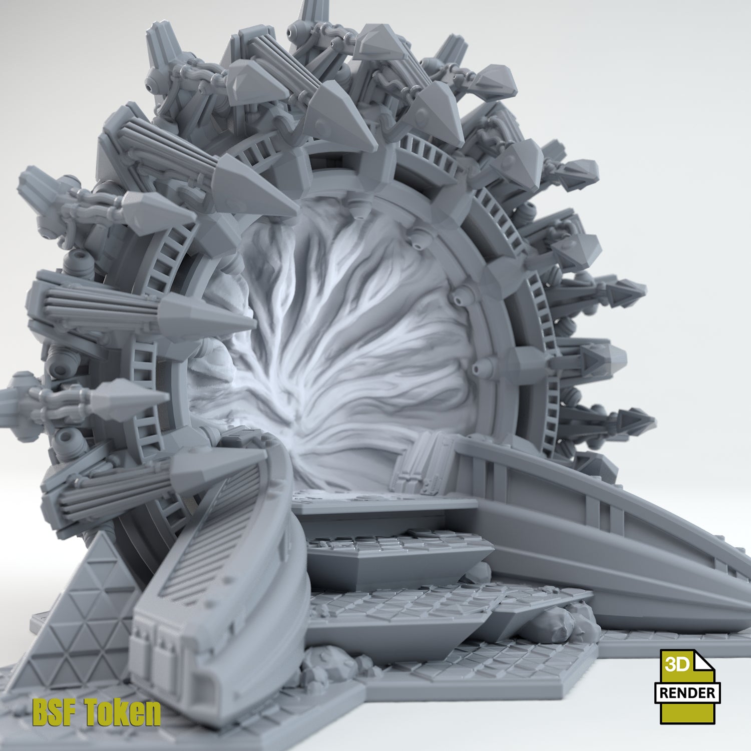 Sci-Fi Warp Gate – TabletopTerrain