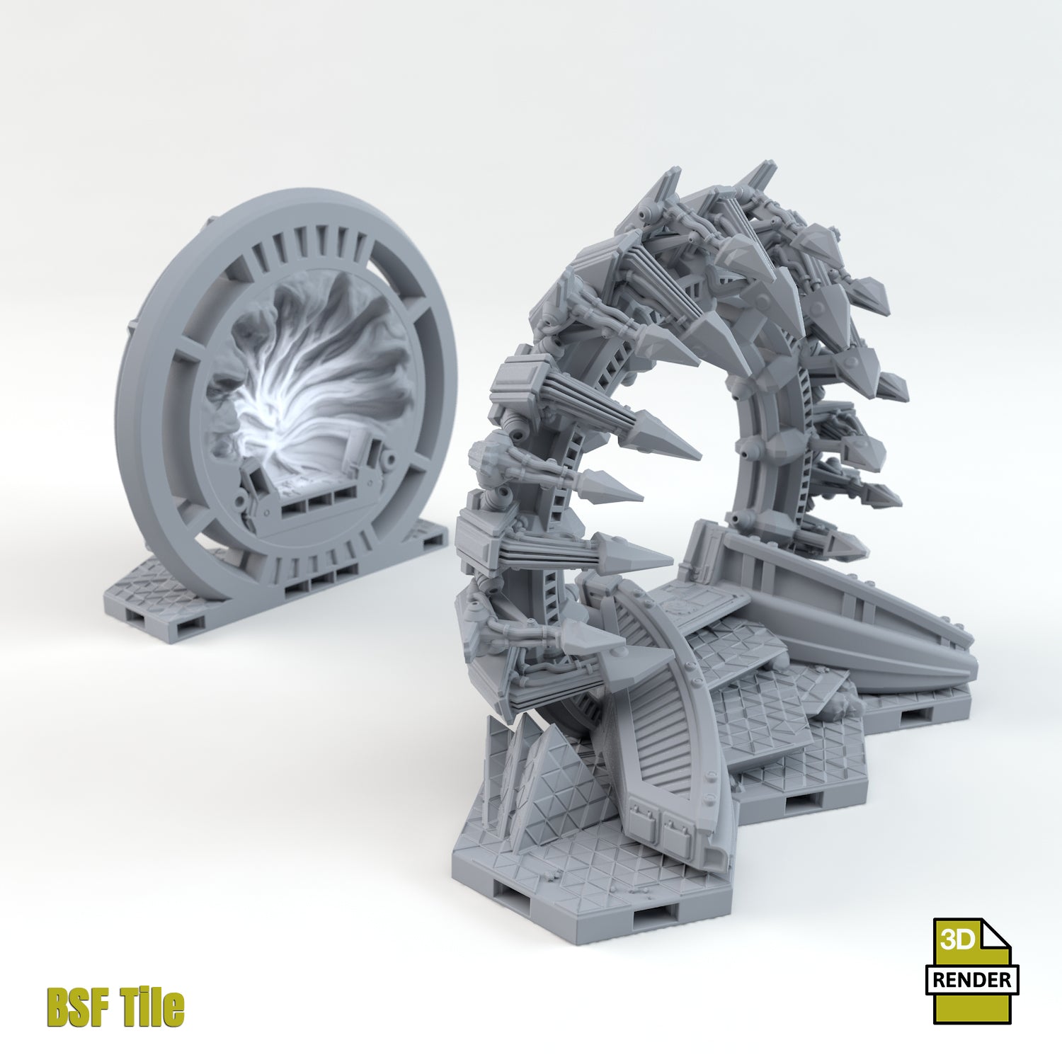 Sci-Fi Warp Gate – TabletopTerrain